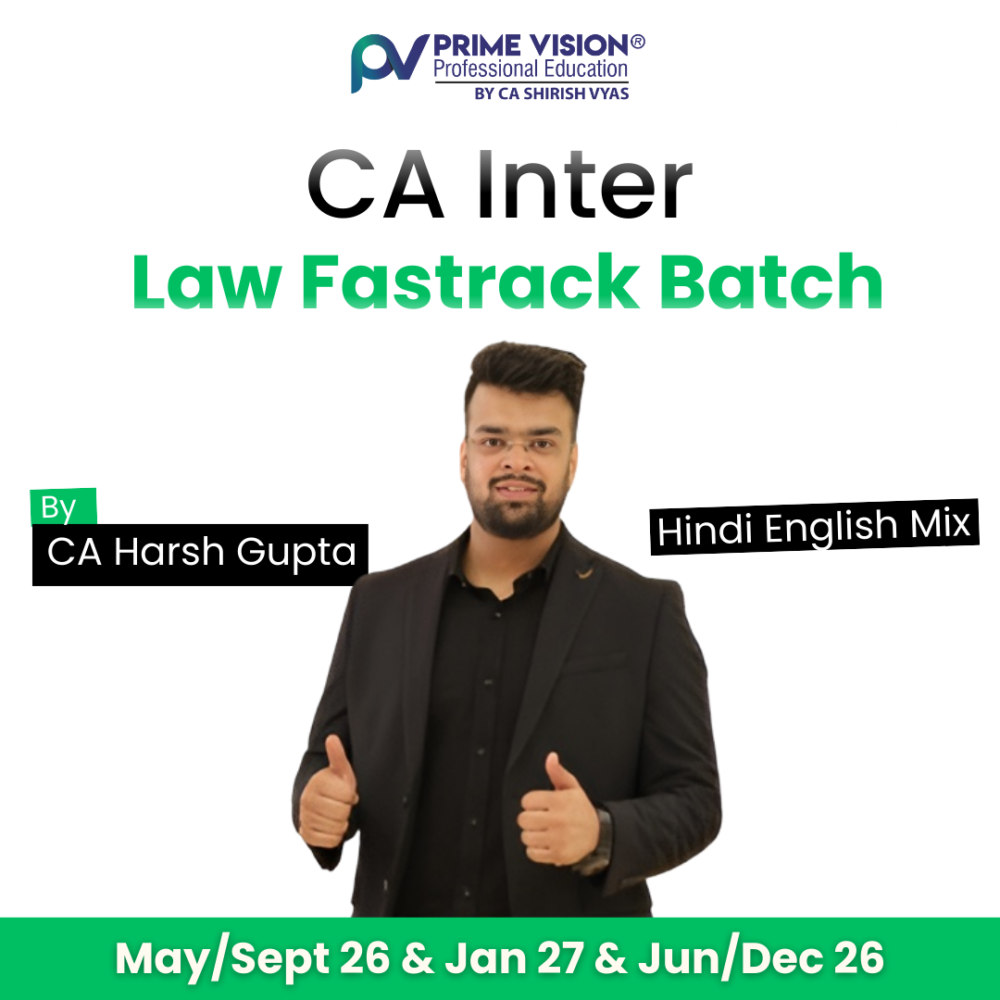 CA Inter Law - CA Harsh Gupta Archives - CA Shirish Vyas