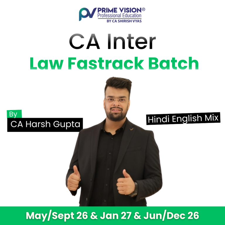 CA Inter Law - CA Harsh Gupta Archives - CA Shirish Vyas